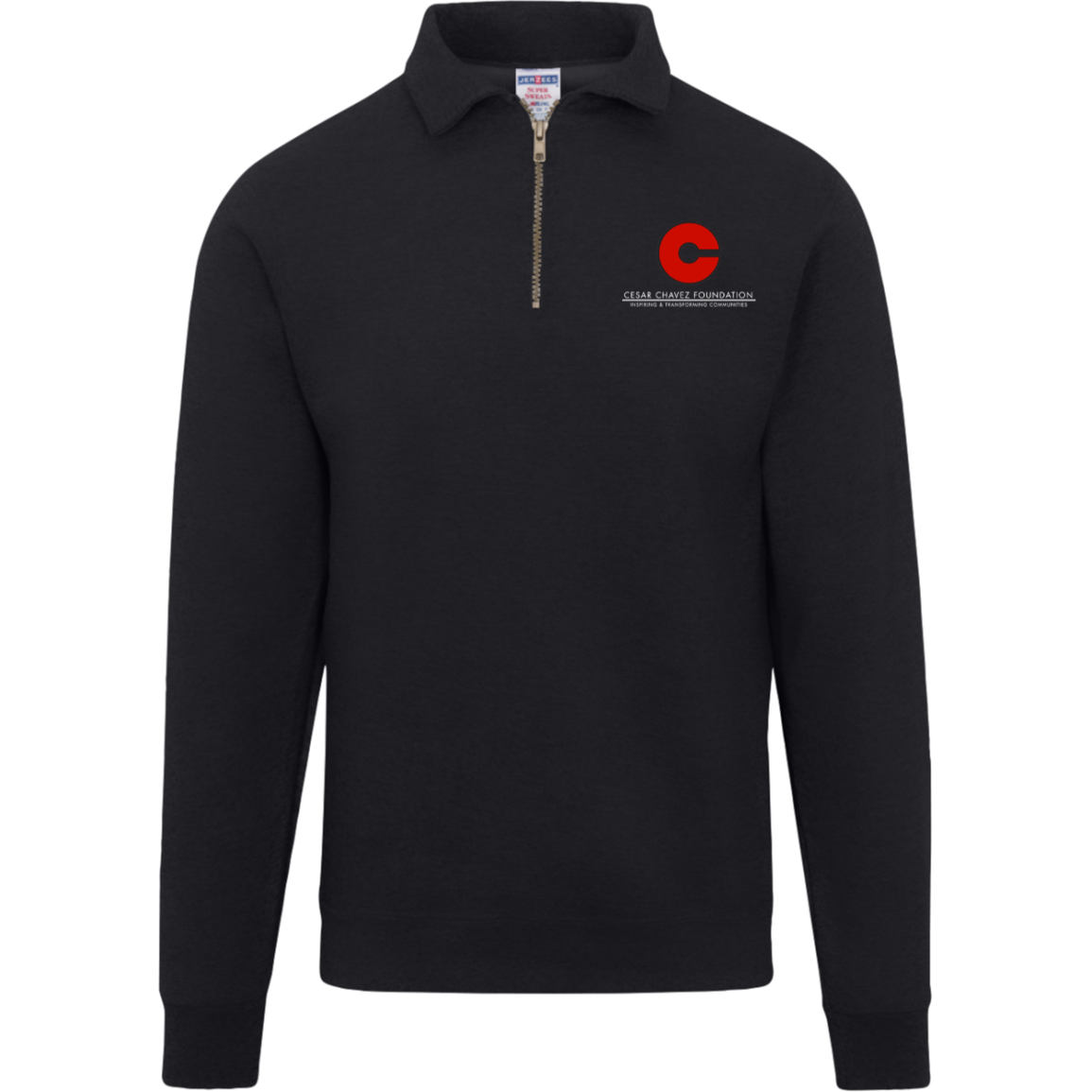 4528 Jerzees Mens Fleece Quarter Zip Pullover – Chavez Center Store